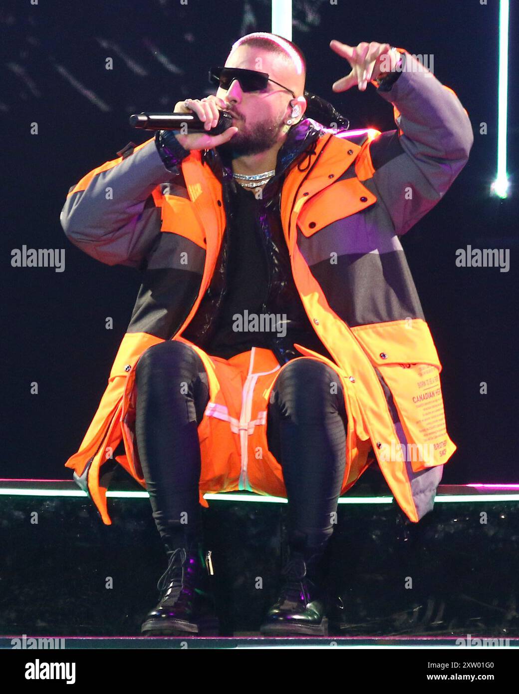 Maluma performs in concert at Madison Square Garden in New York Stock ...