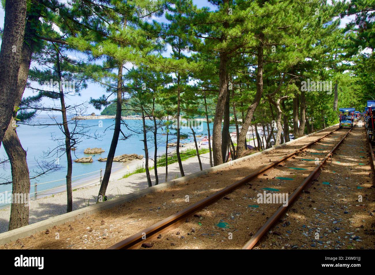 Samcheok, South Korea - July 29th, 2024: A scenic view of the Samcheok ...