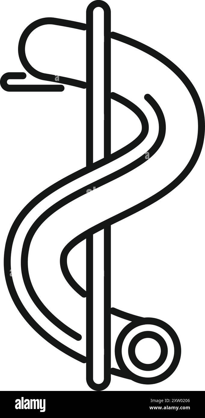 Line drawing of a playground slide representing amusement park fun and ...