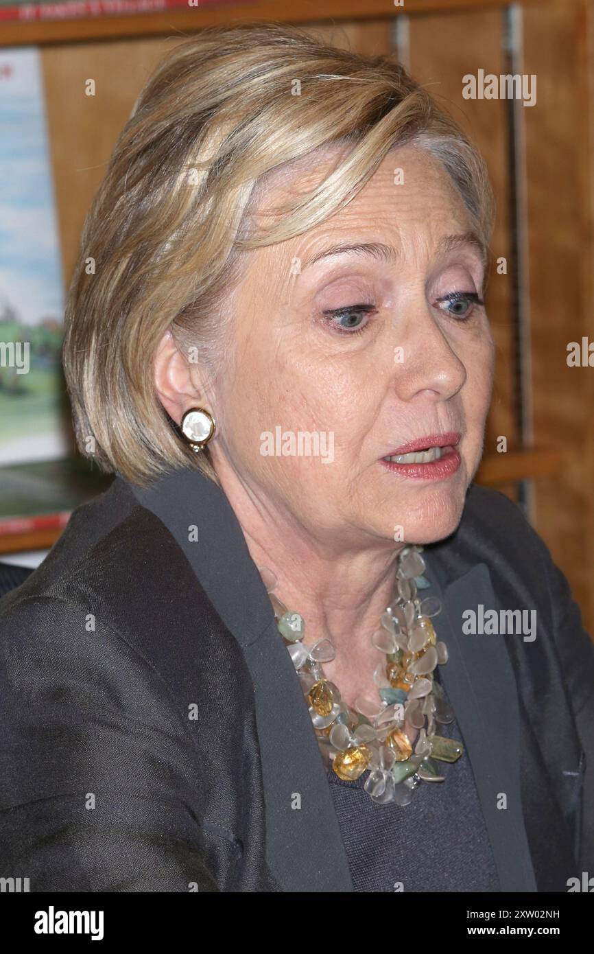 Hillary Clinton signs copies of her book "What Happened" at Greenlight ...