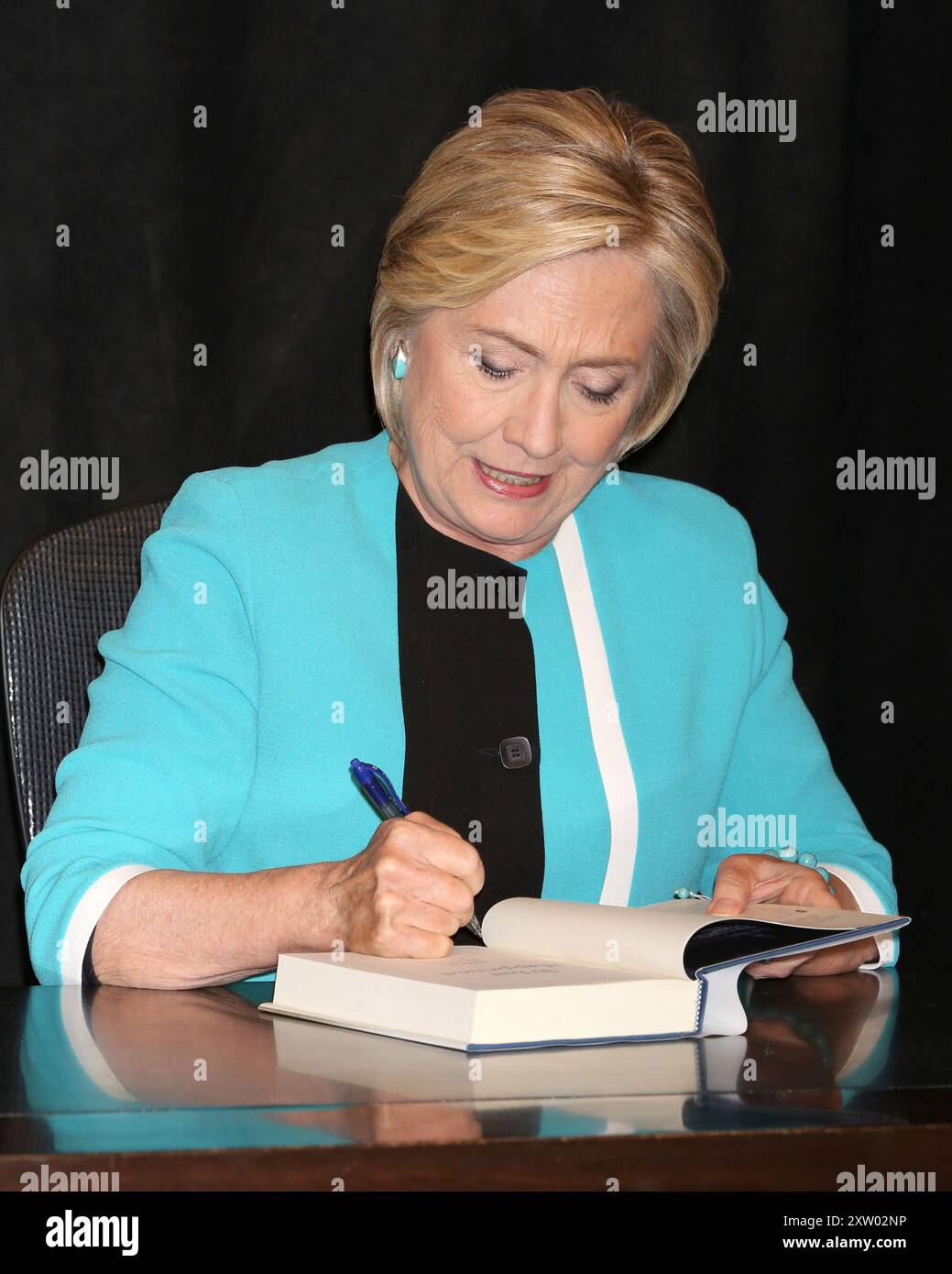 Hillary Clinton signs copies of her new book "What Happened" at Barnes ...