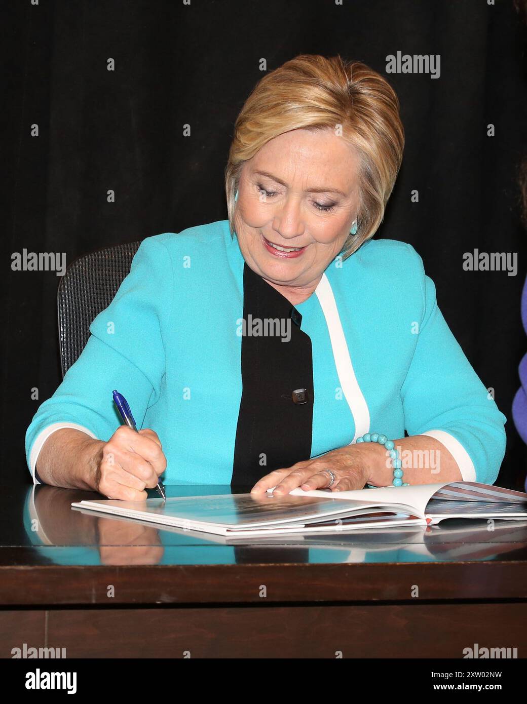 Hillary Clinton signs copies of her new book "What Happened" at Barnes ...