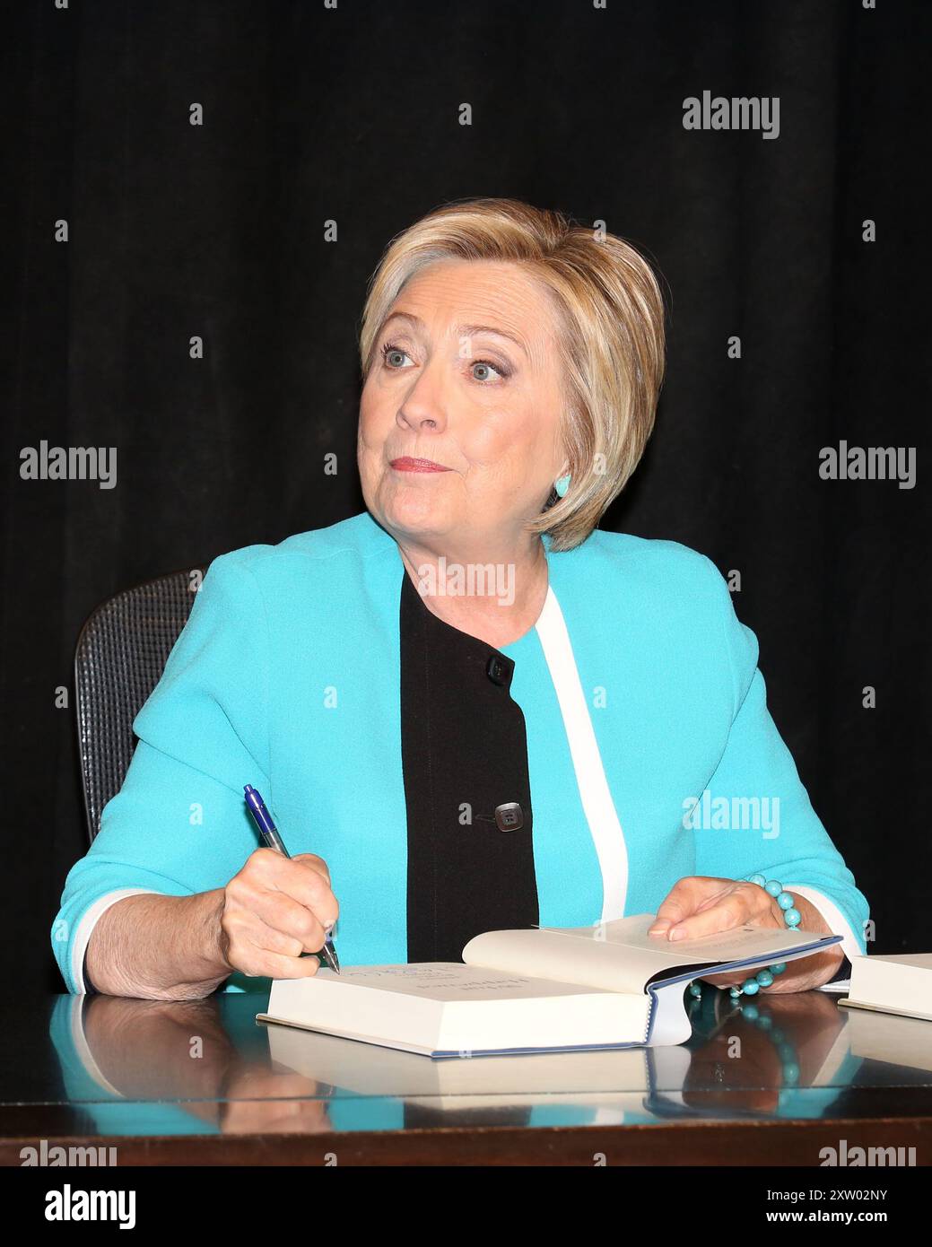 Hillary Clinton signs copies of her new book "What Happened" at Barnes ...