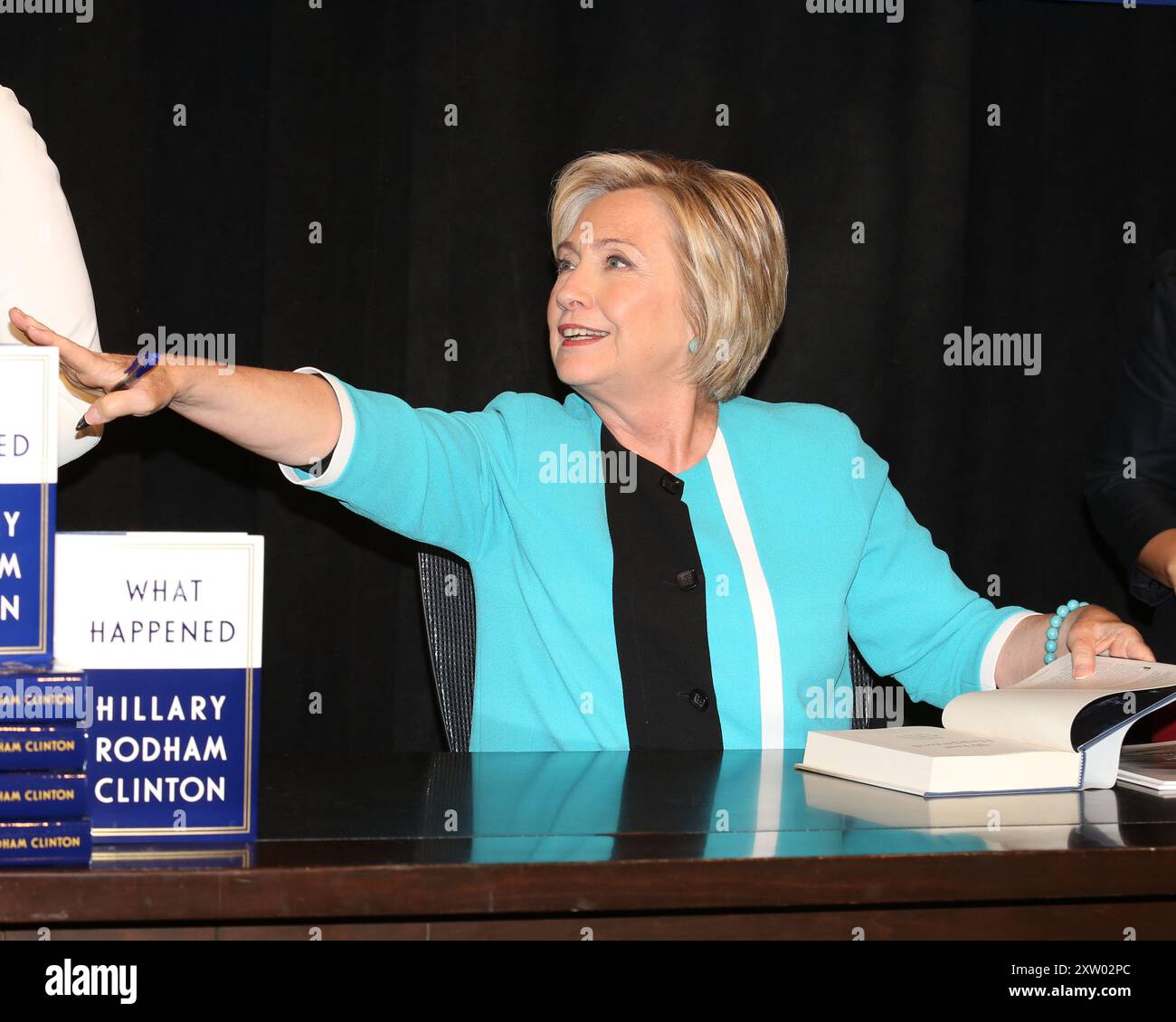 Hillary Clinton signs copies of her new book "What Happened" at Barnes ...