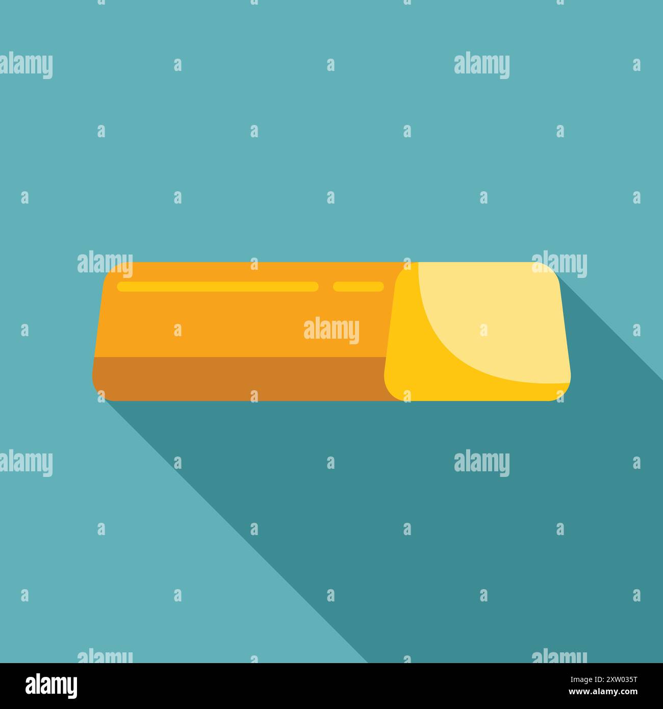 Rubber eraser removing writing mistake on blue background Stock Vector ...