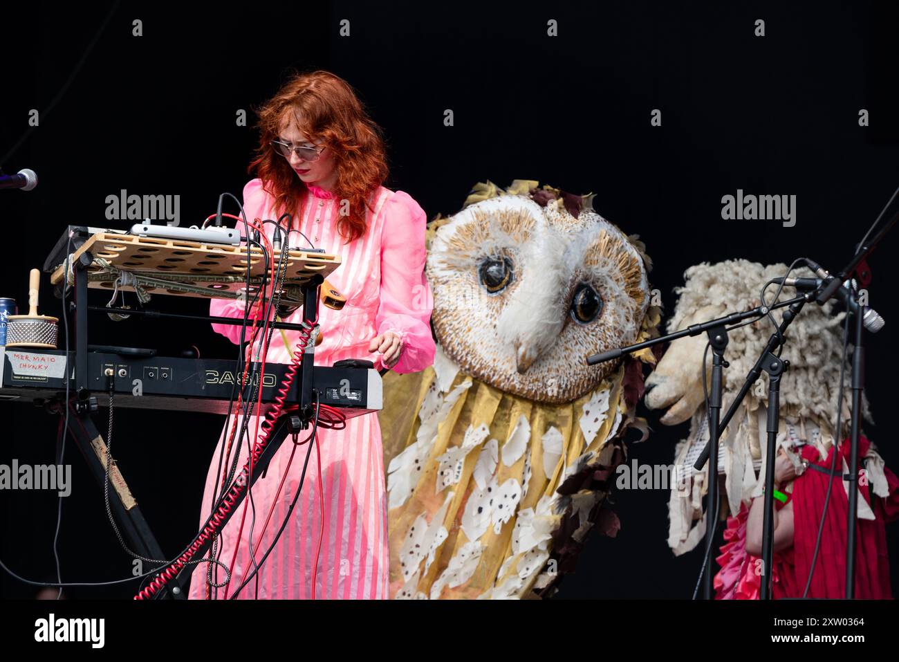 GREEN MAN FESTIVAL, BRECON, WALES, UK - AUGUST 16 2024: The eccentric ...