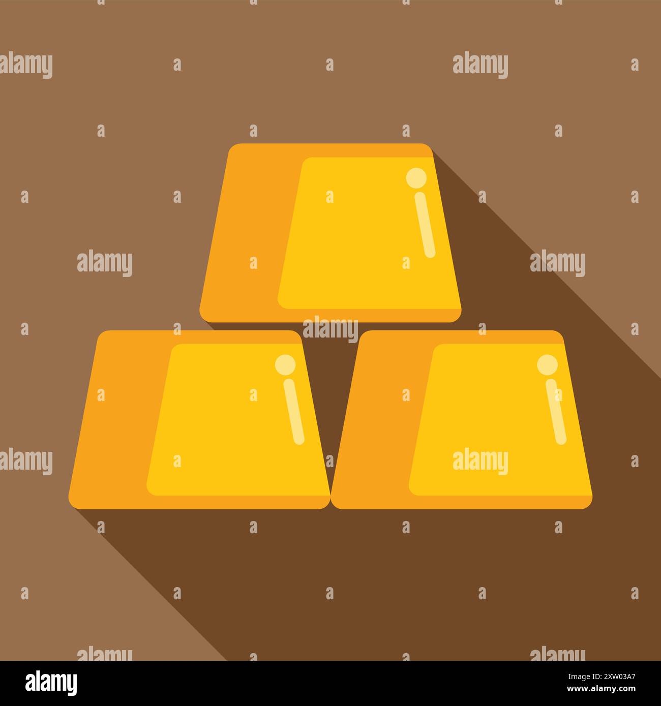 Three gold bars are stacked on top of each other, representing wealth, luxury, and success Stock ...