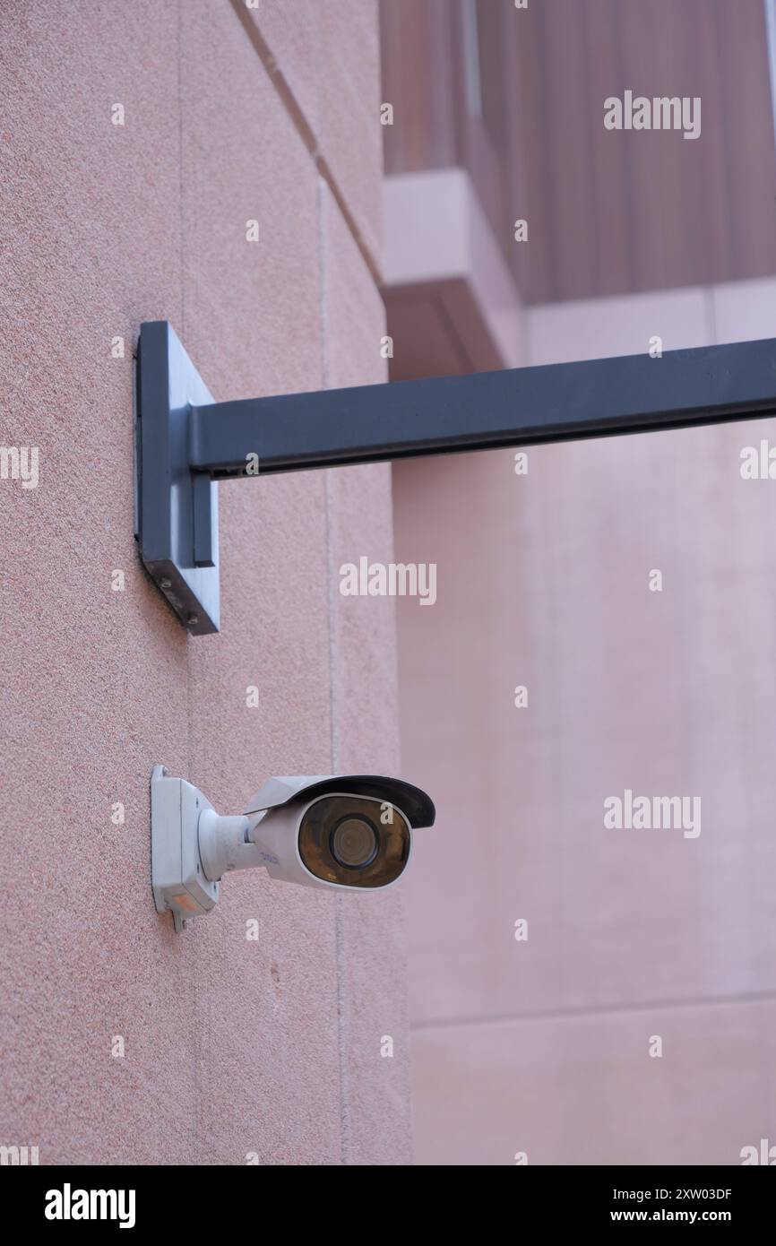 CCTV security camera operating outdoor Stock Photo - Alamy