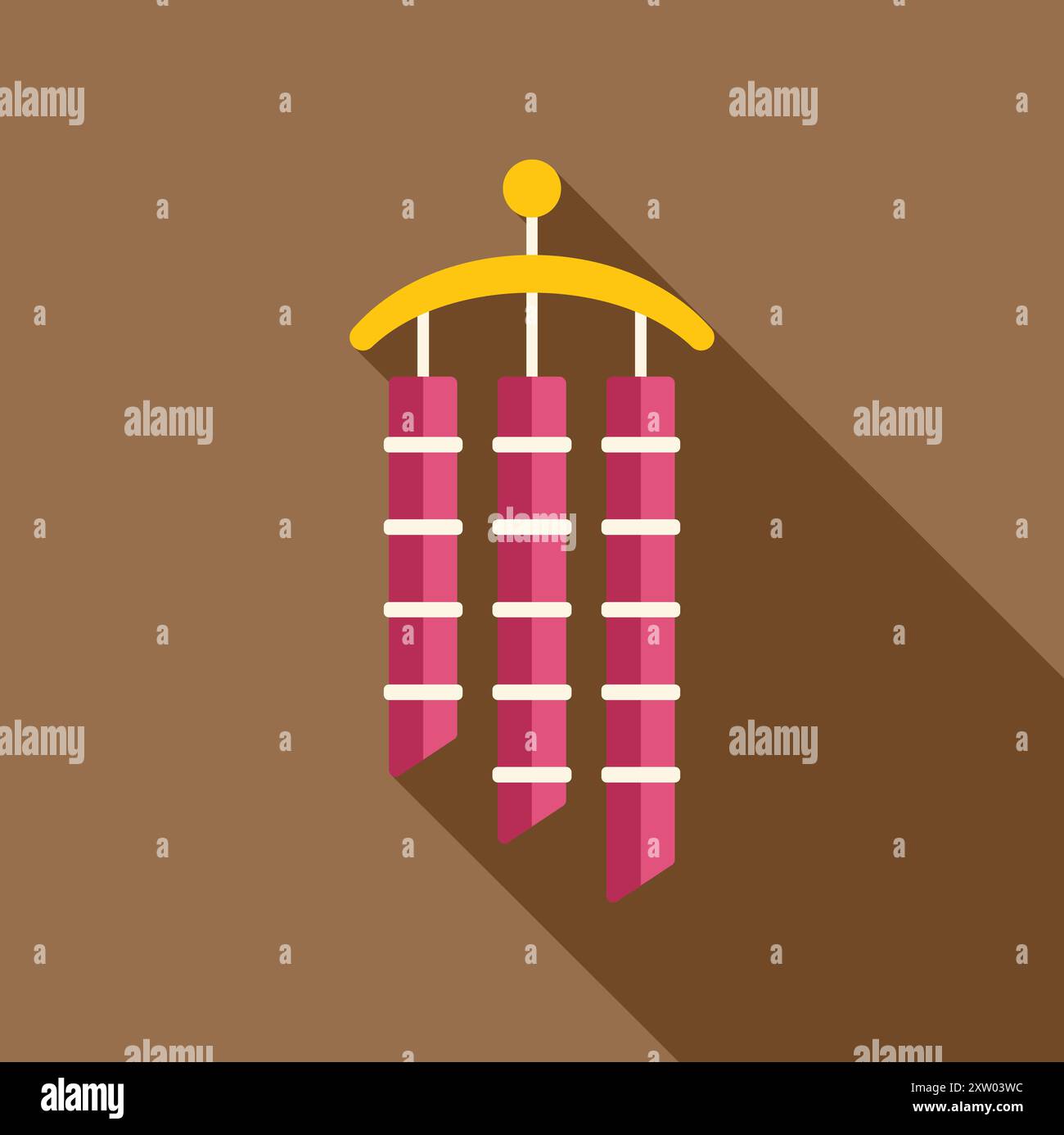 Peace chimes Stock Vector Images - Alamy