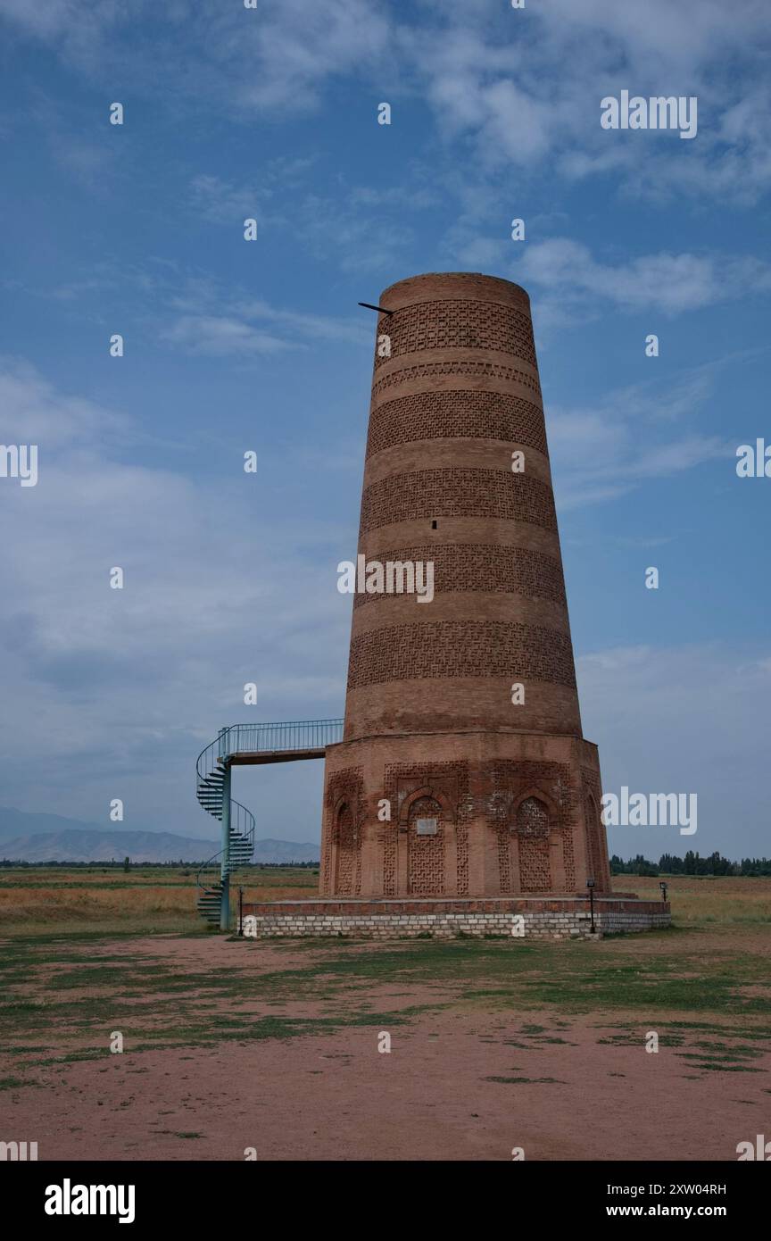 Famous Burana tower in Kyrgyzstan Stock Photo - Alamy