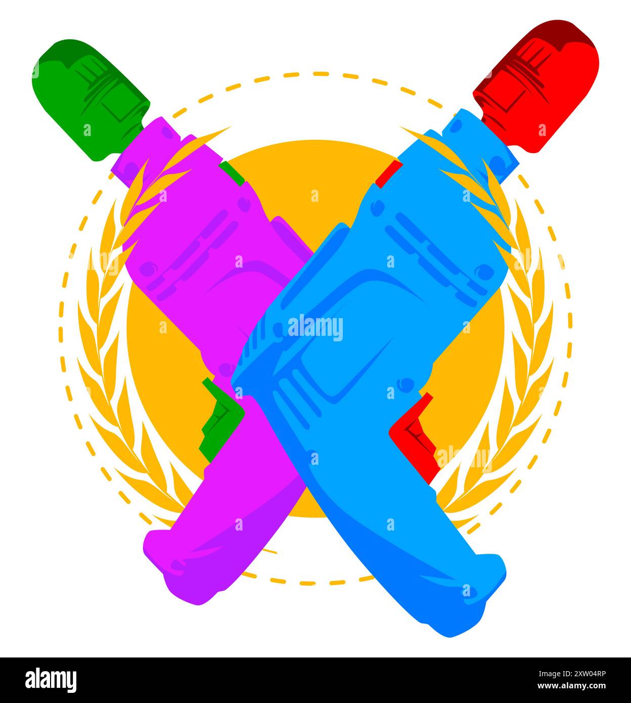 Drill Stock Vector Images - Alamy
