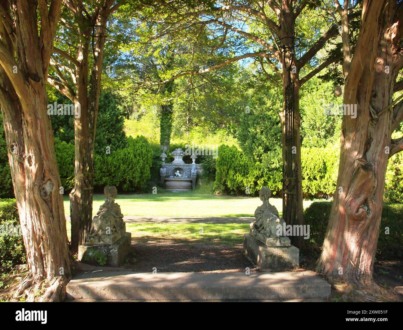 Ringwood State Park in Ringwood, New Jersey. Former home to the Hewitt ...