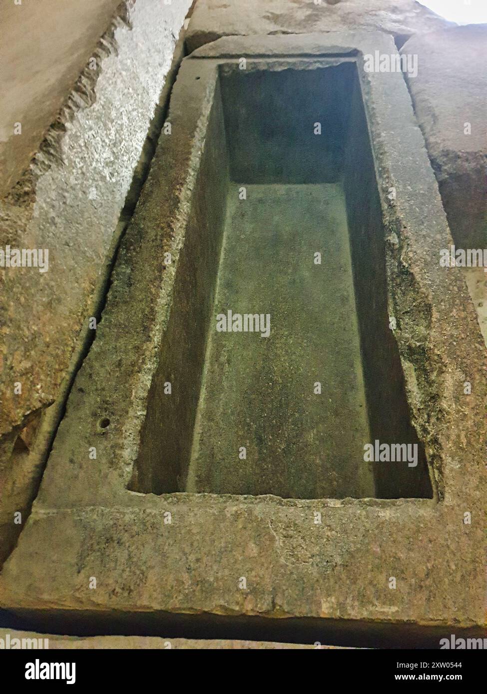 Great Pyramid of Khafre - A view of the beautifully shaped rectangular ...