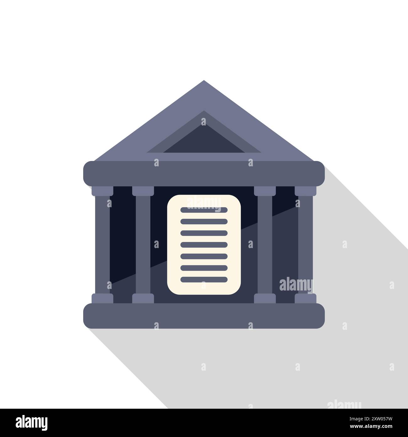 This icon of an ancient greek building with columns is perfect for ...