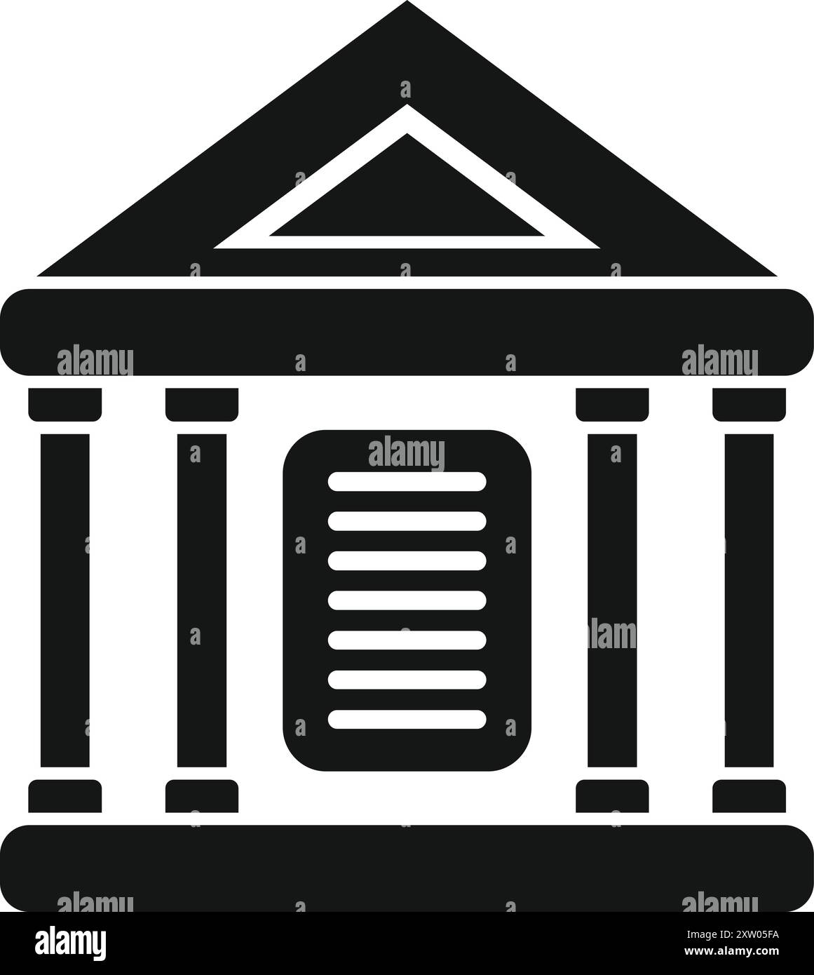 Columns of a temple Stock Vector Images - Alamy