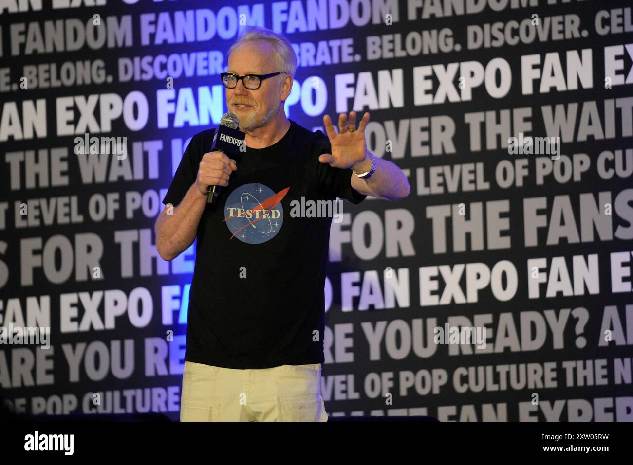 Adam Savage of Mythbusters is seen at the Comic-Con Fan Expo at the ...