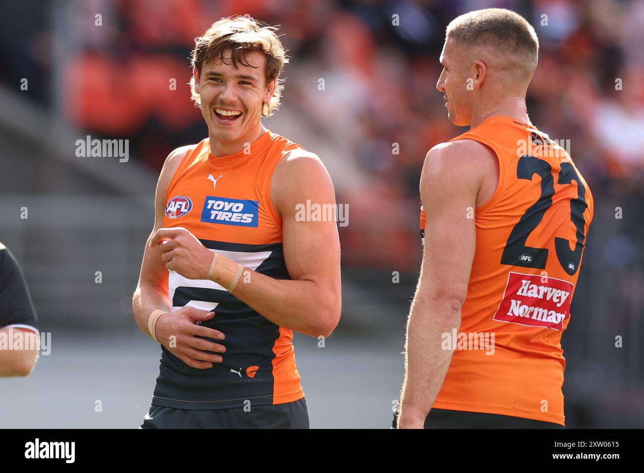 Sydney, Australia. 17th Aug, 2024. Aaron Cadman of the Giants ...