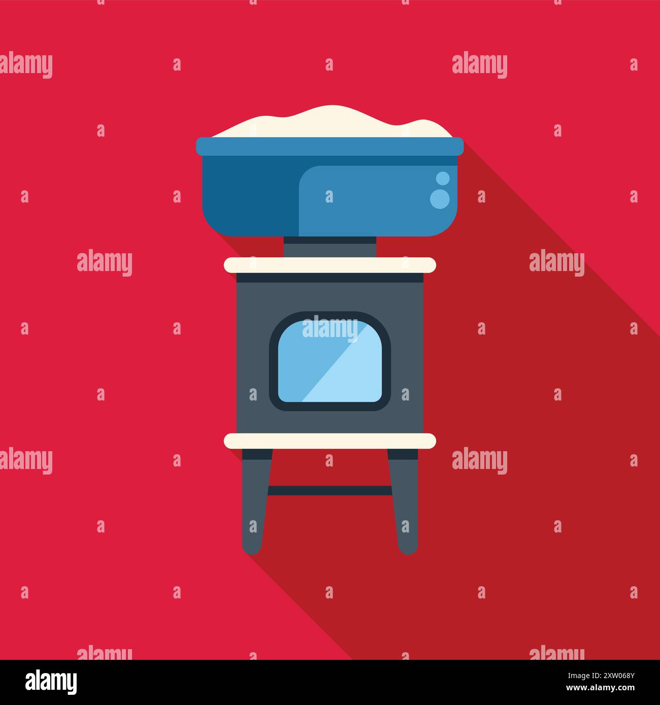 Burning basin Stock Vector Images - Alamy