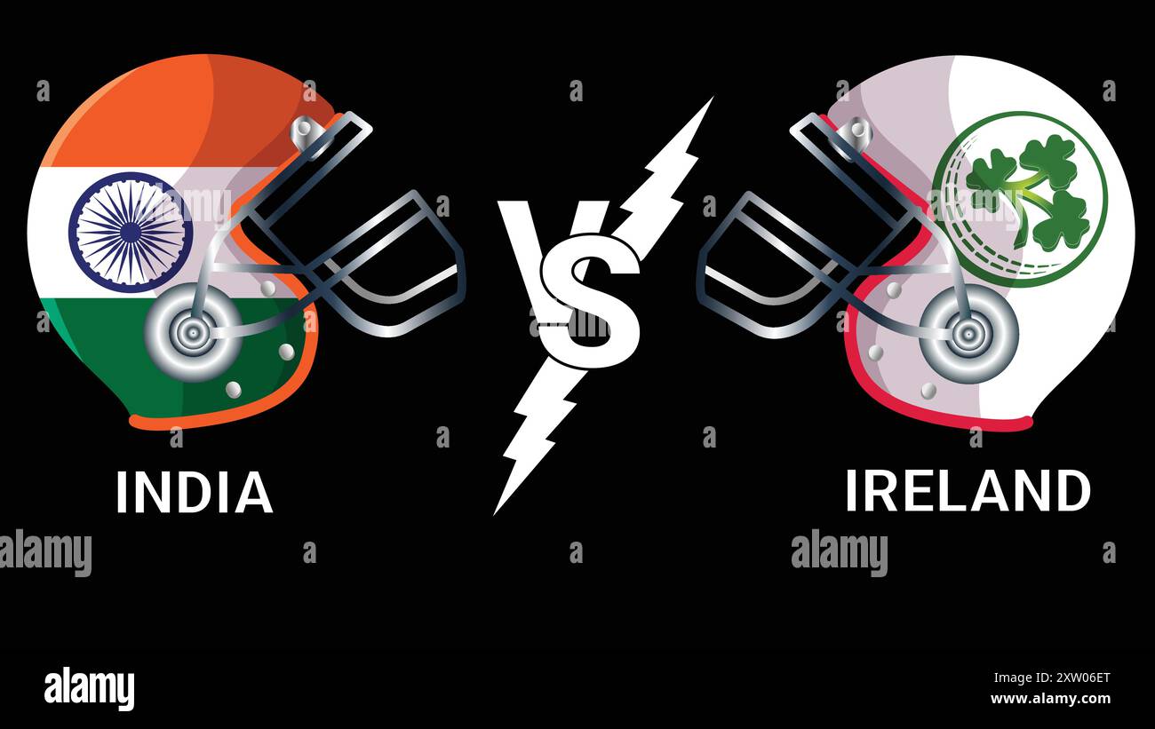 India vs ireland Stock Vector Images - Alamy