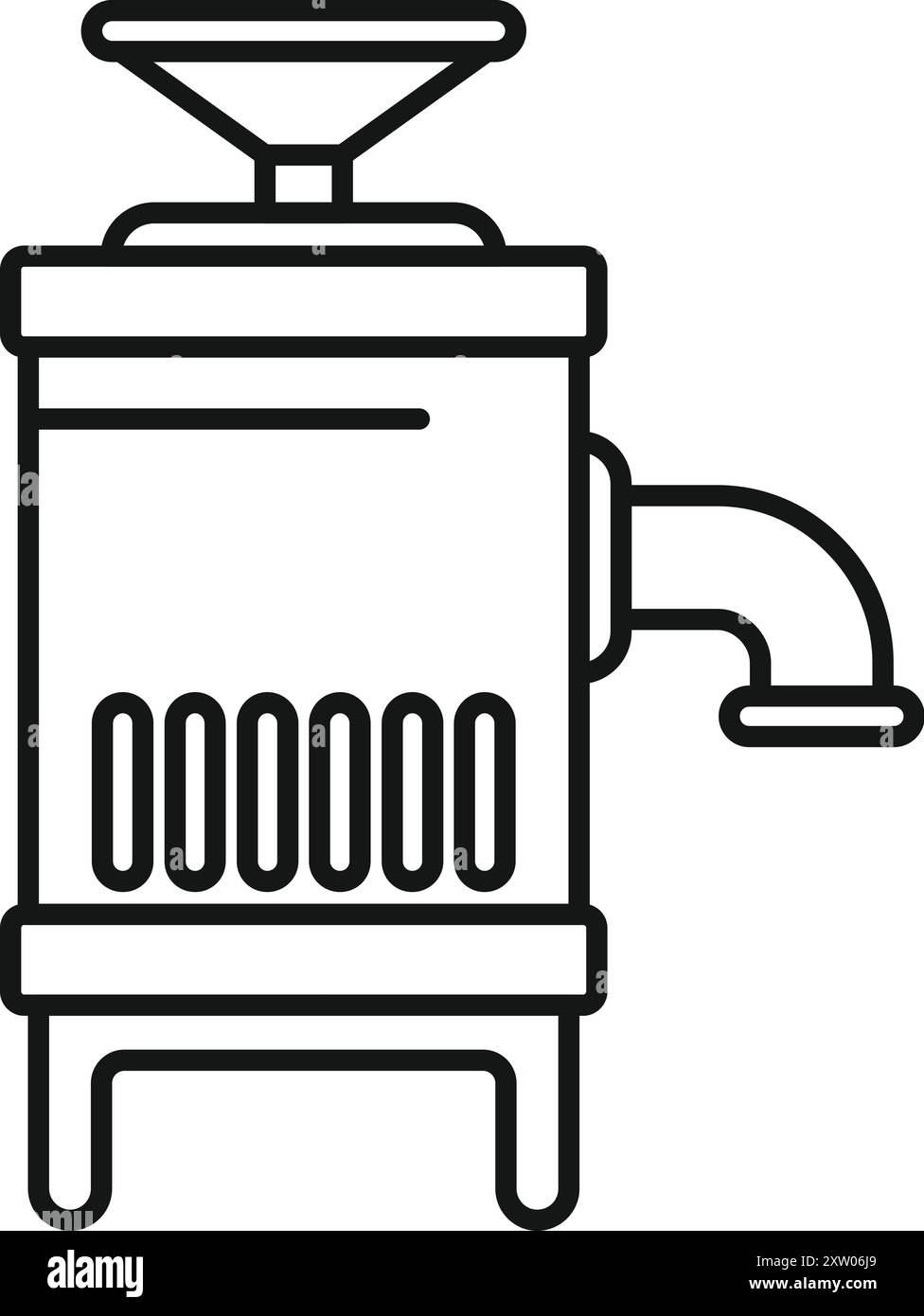 Industrial revolution agricultural machinery Stock Vector Images - Alamy