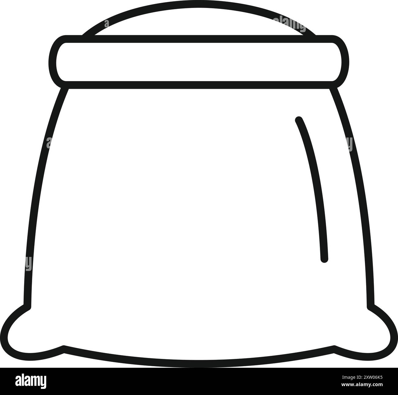 Simple vector showing a full sack, useful to represent concepts like ...