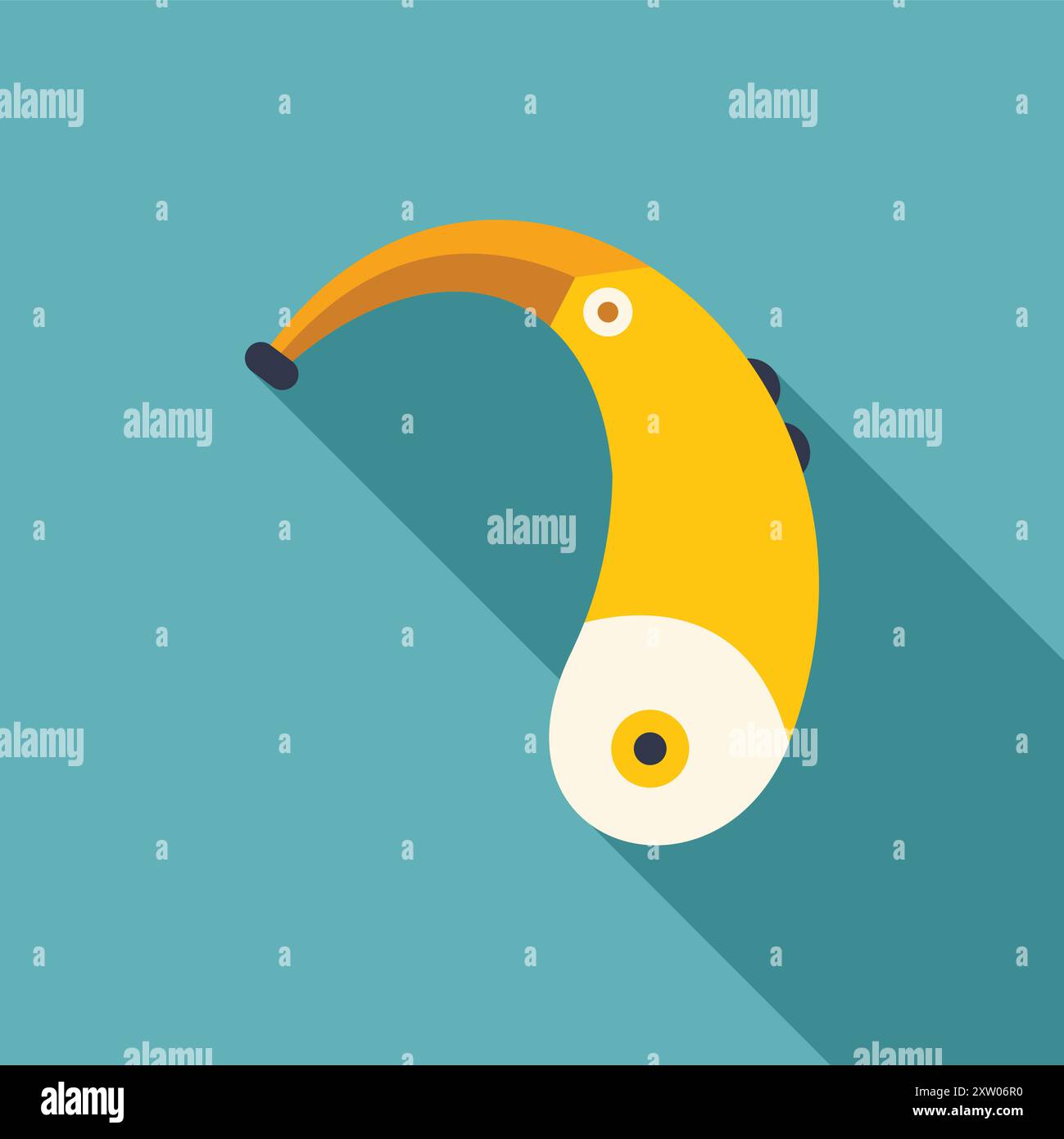 Yellow hearing aid device improving hearing for people hard of hearing ...