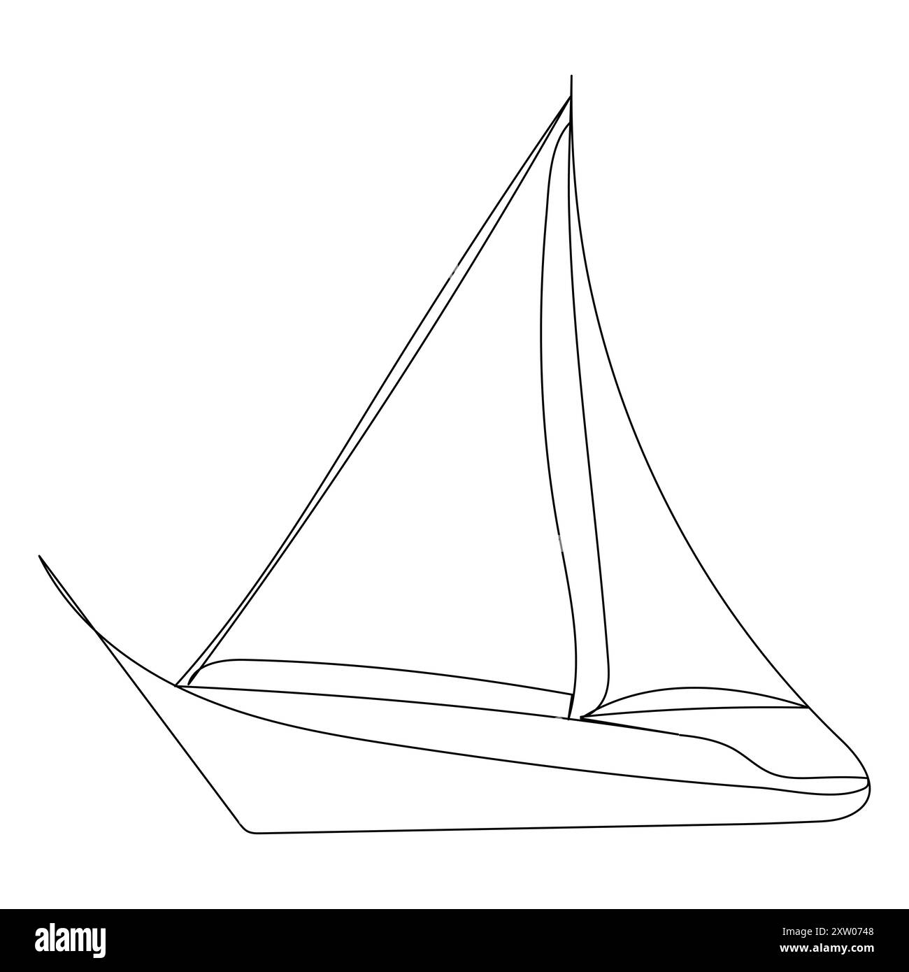 Continuous single line art drawing one line illustration art on ...