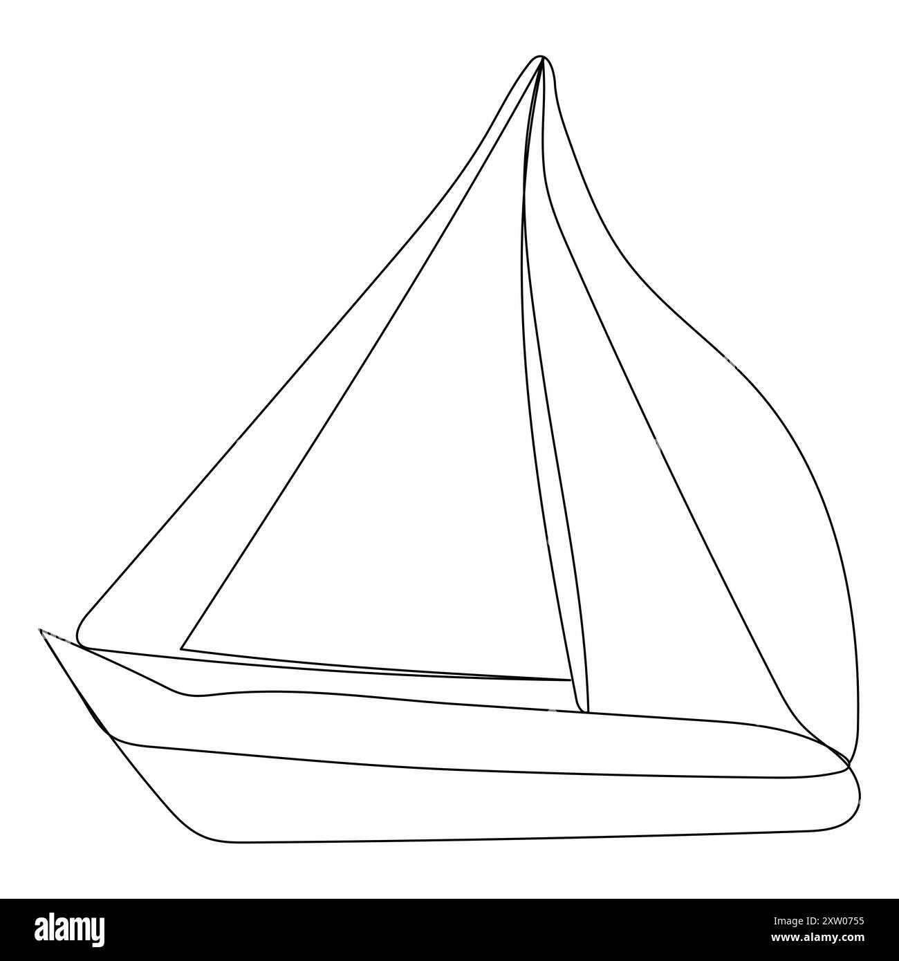 Continuous single line art drawing one line illustration art on ...