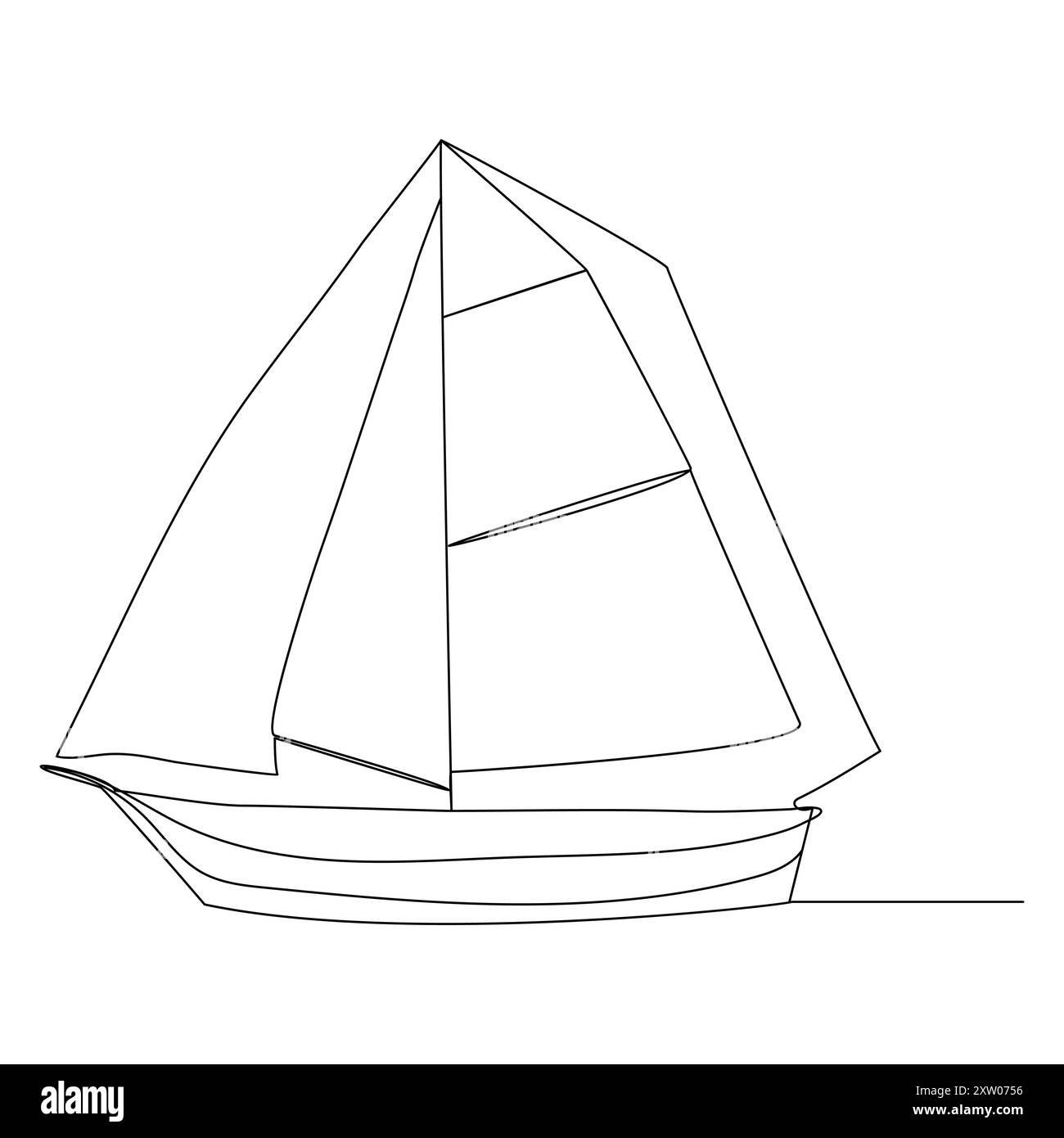 Continuous single line art drawing one line illustration art on ...