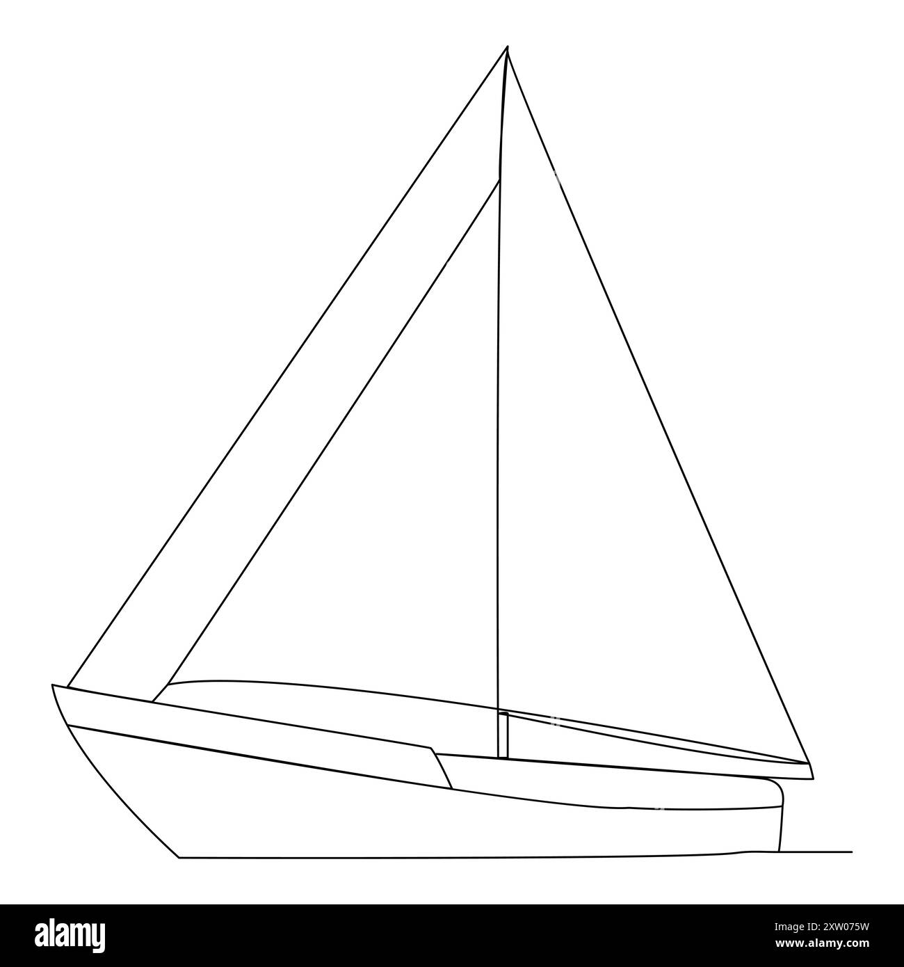 Continuous single line art drawing one line illustration art on ...