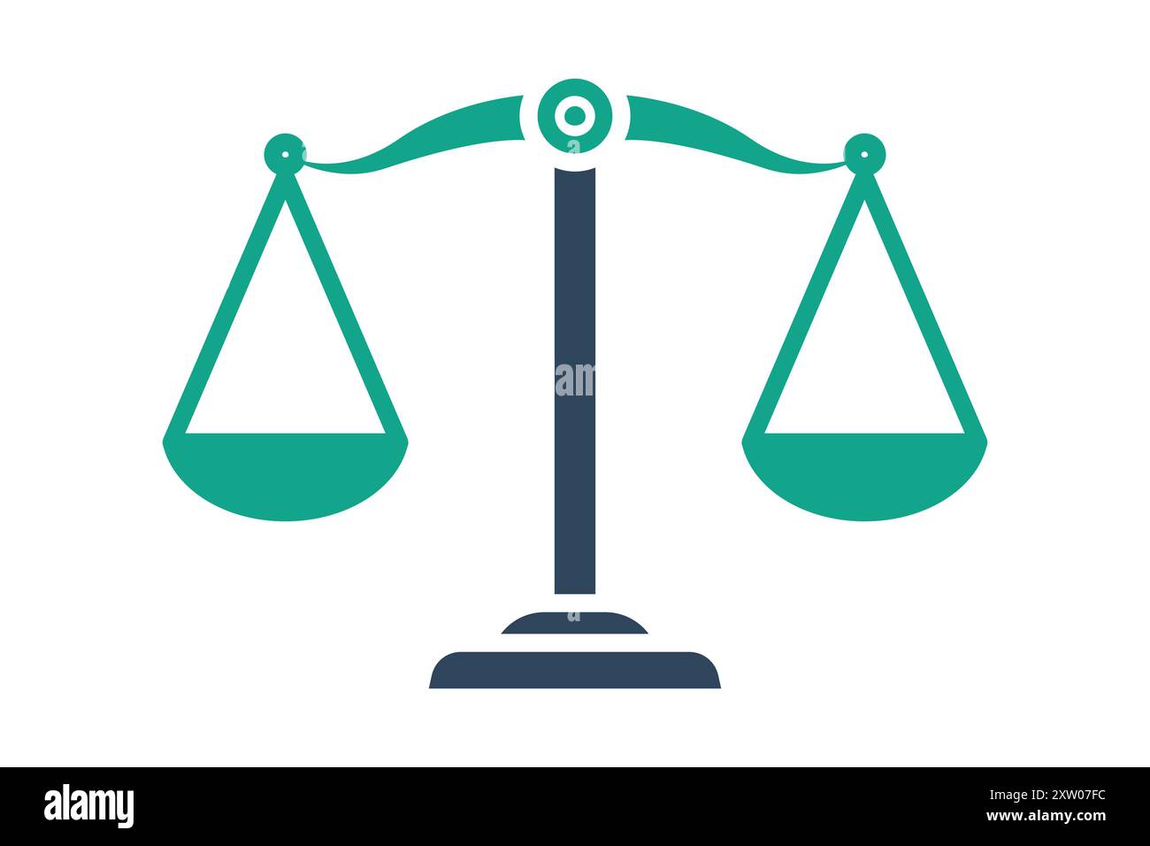Scale of justice icon. icon related to law and justice. solid icon ...