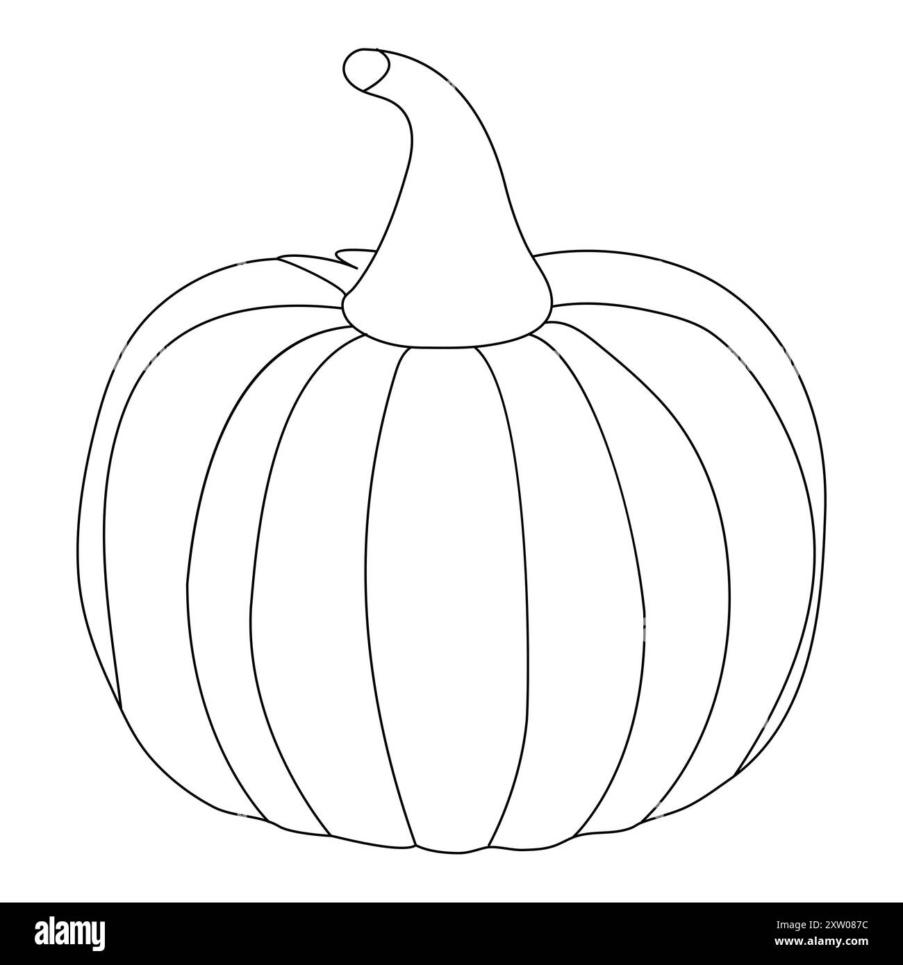 Halloween Pumpkin coloring design vector illustration Stock Vector ...