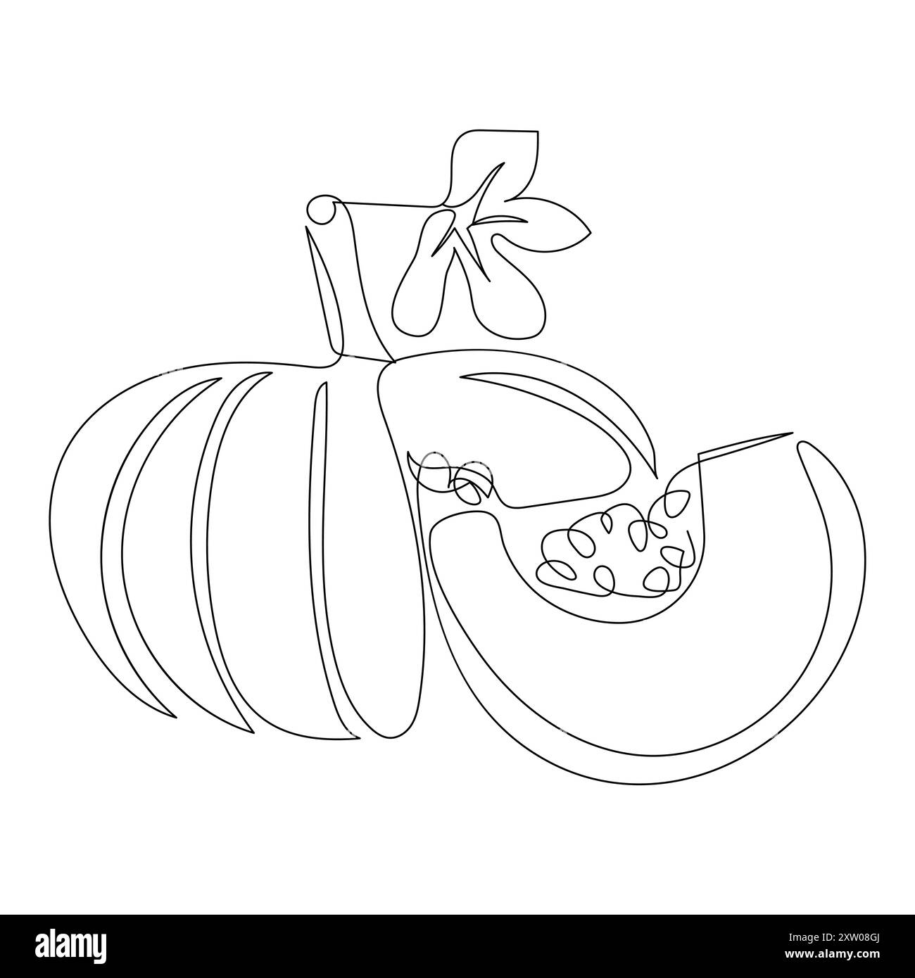 Halloween Pumpkin coloring design vector illustration Stock Vector ...