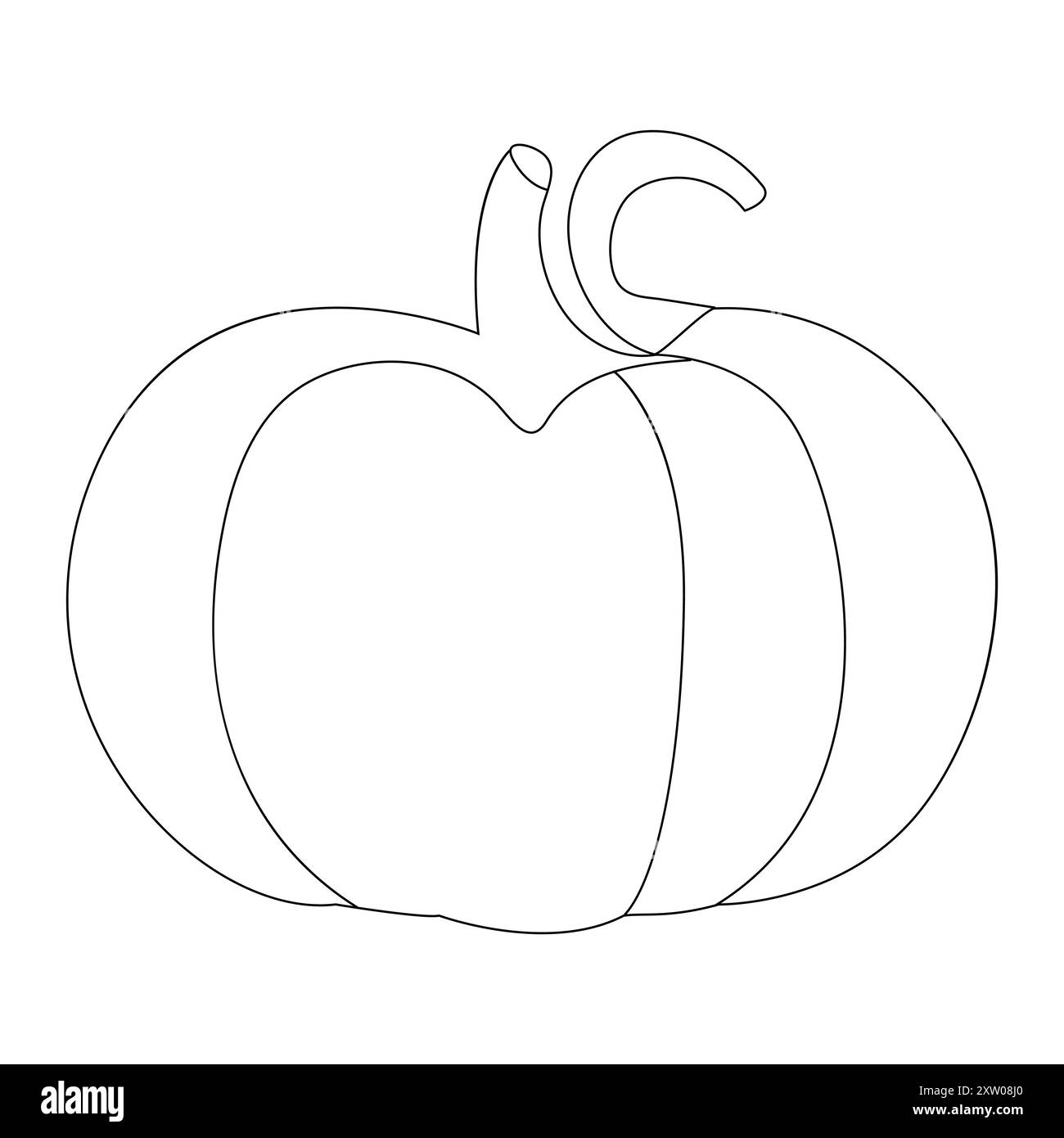 Halloween Pumpkin coloring design vector illustration Stock Vector ...