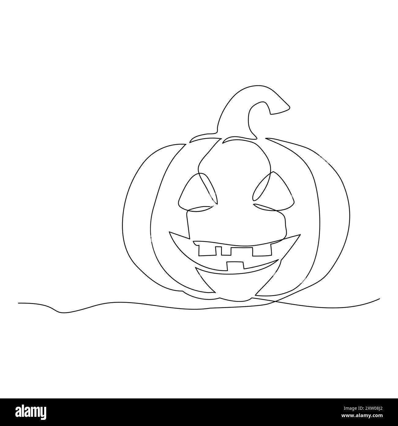 Halloween Pumpkin coloring design vector illustration Stock Vector ...
