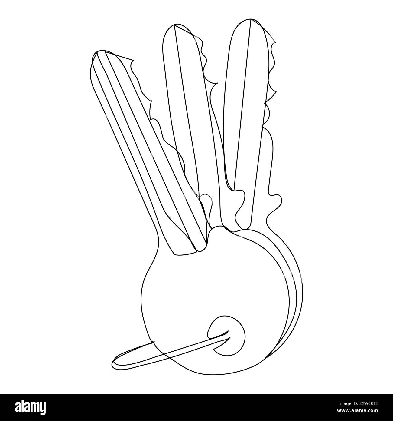 Key single line vector one continuous line drawing of key key line icon ...