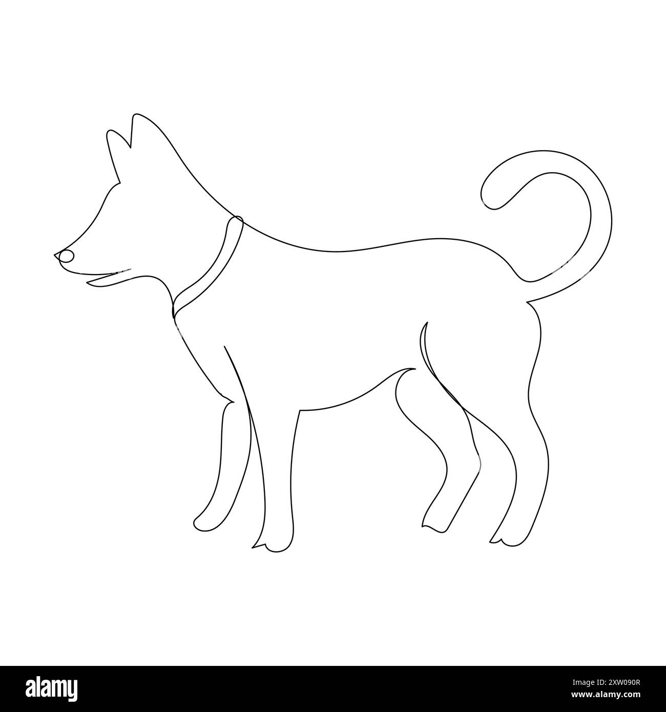 Continuous line drawing design hi-res stock photography and images - Alamy