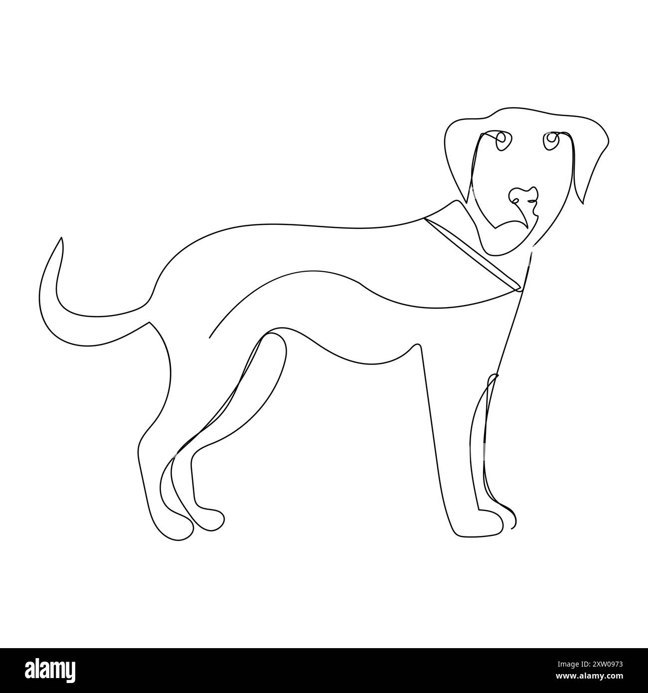 One line drawing scribble Stock Vector Images - Alamy