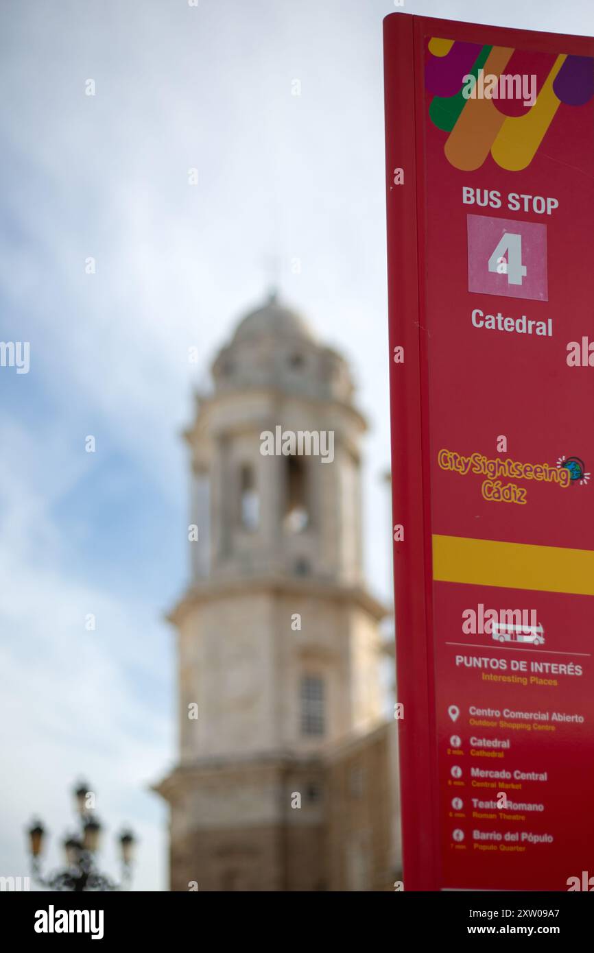 CADIZ, SPAIN - MAY 23, 2024: View of Cadiz Cathedral (Catedral de Santa ...
