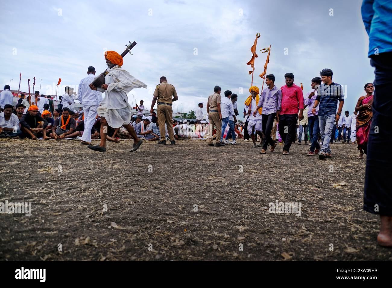 12 July 2024, Sadashivnagar, Solapur, India , Dnyaneshwar Mauli Ringan ...