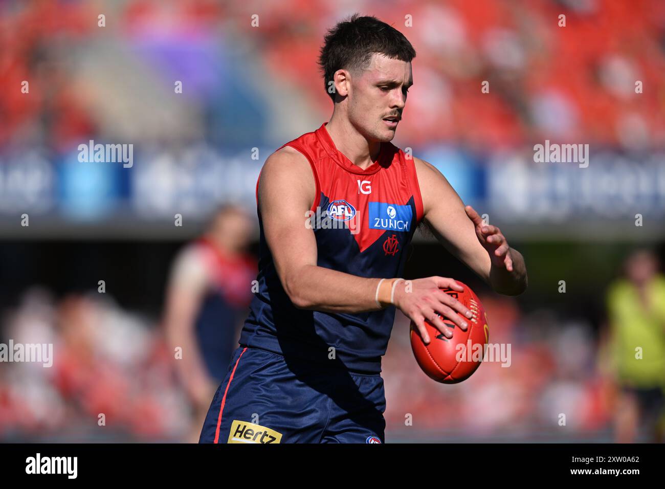 Gold Coast, Australia. 17th Aug, 2024. Blake Howes of the Melbourne ...
