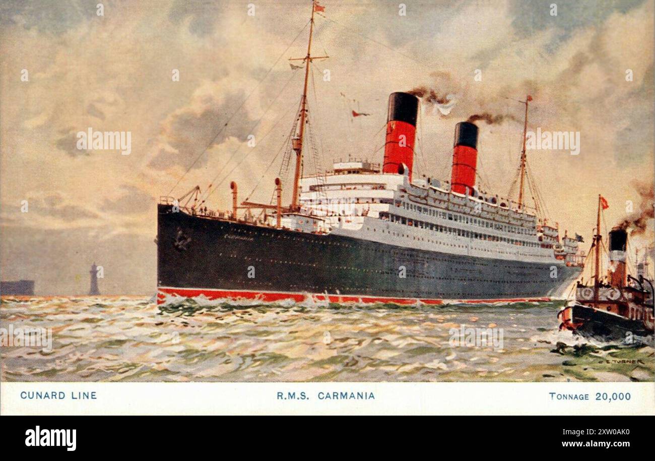 Rms carmania hi-res stock photography and images - Alamy