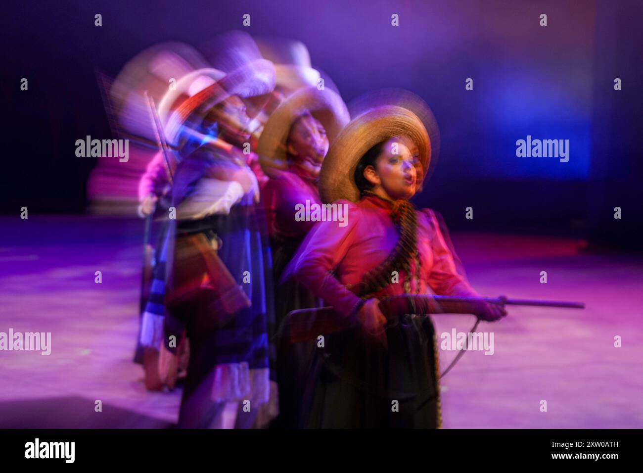 Dancers of the Ballet Folklórico of Mexico perform during a gala event ...
