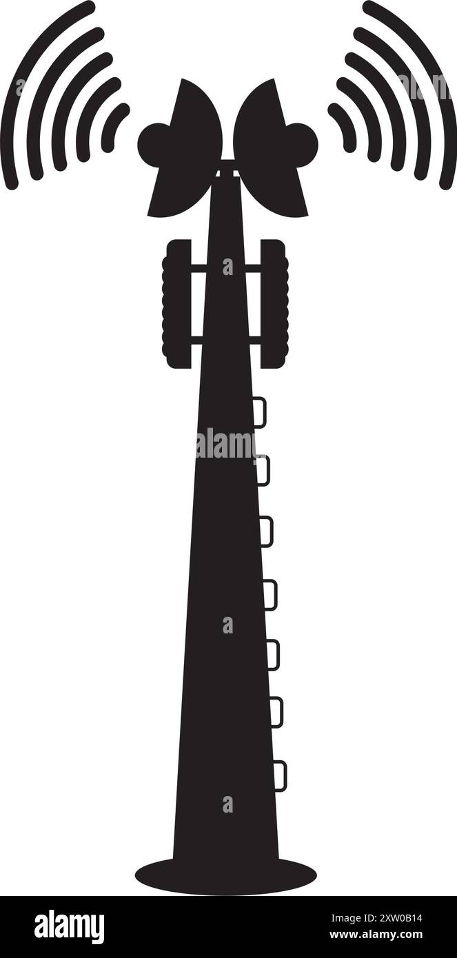 Network tower icon,vector illustration simple design Stock Vector Image ...