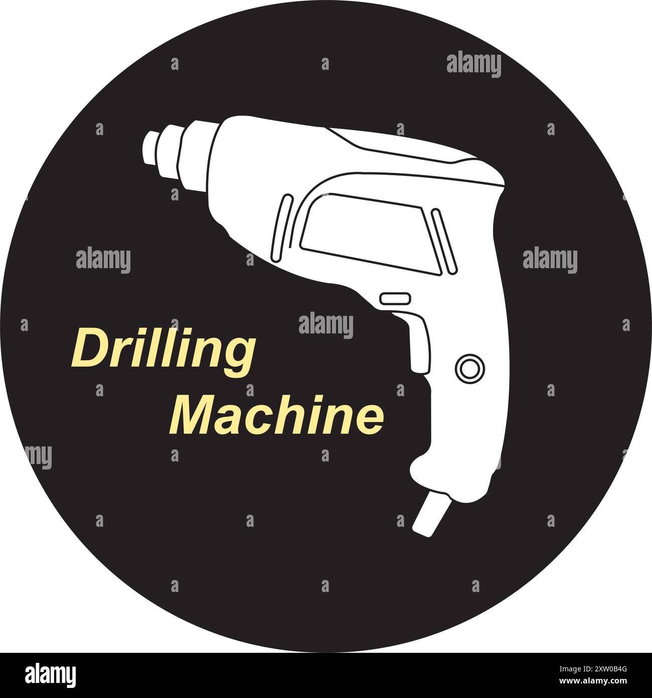 Drilling machine icon vector illustration symbol design Stock Vector ...
