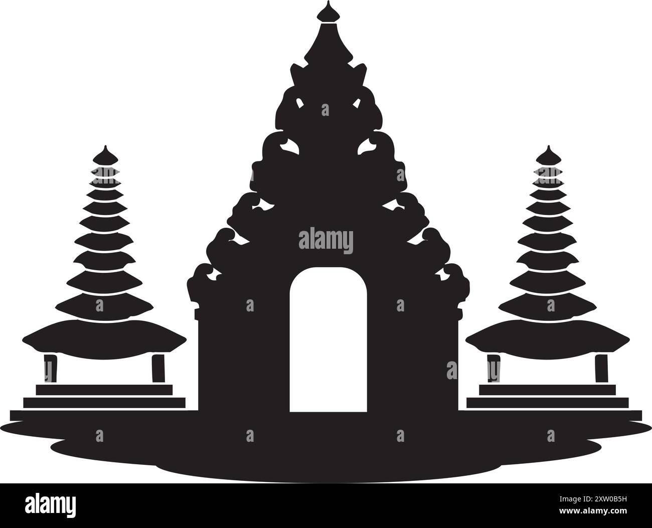 Temple icon illustration elemen design Stock Vector Image & Art - Alamy
