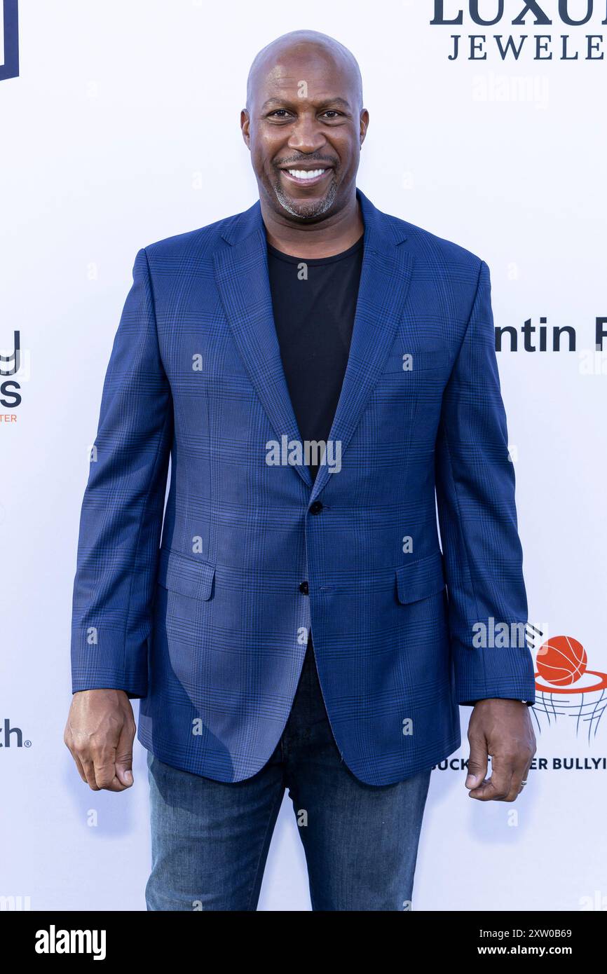 Beverly Hills, USA. 16th Aug, 2024. Jermaine Dye attends the arrivals ...