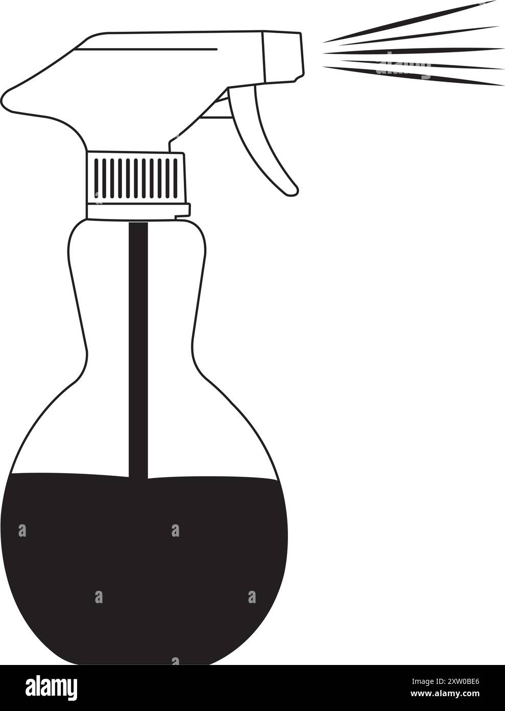 Spray Bottle Icon vector illustration symbol design Stock Vector Image ...