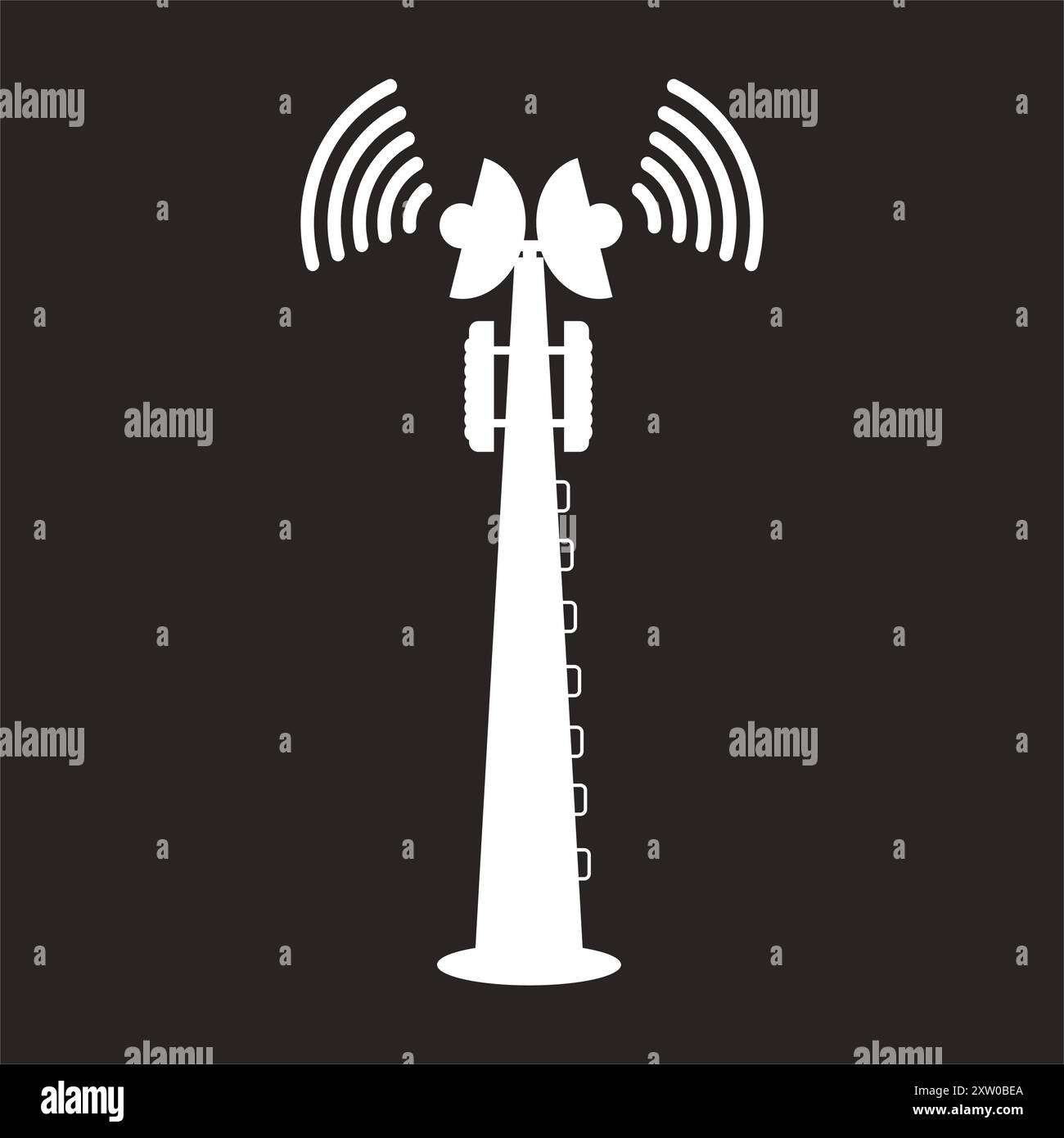 Network tower icon,vector illustration simple design Stock Vector Image ...