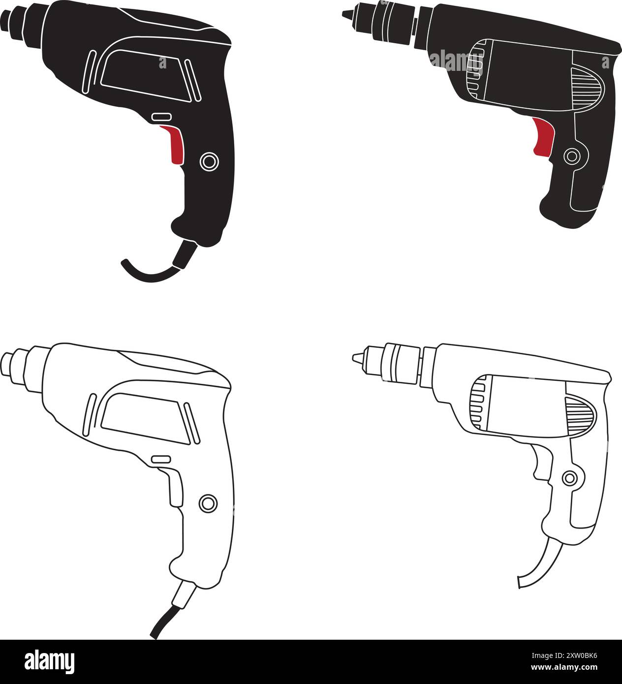 Drilling machine icon vector illustration symbol design Stock Vector Image & Art - Alamy